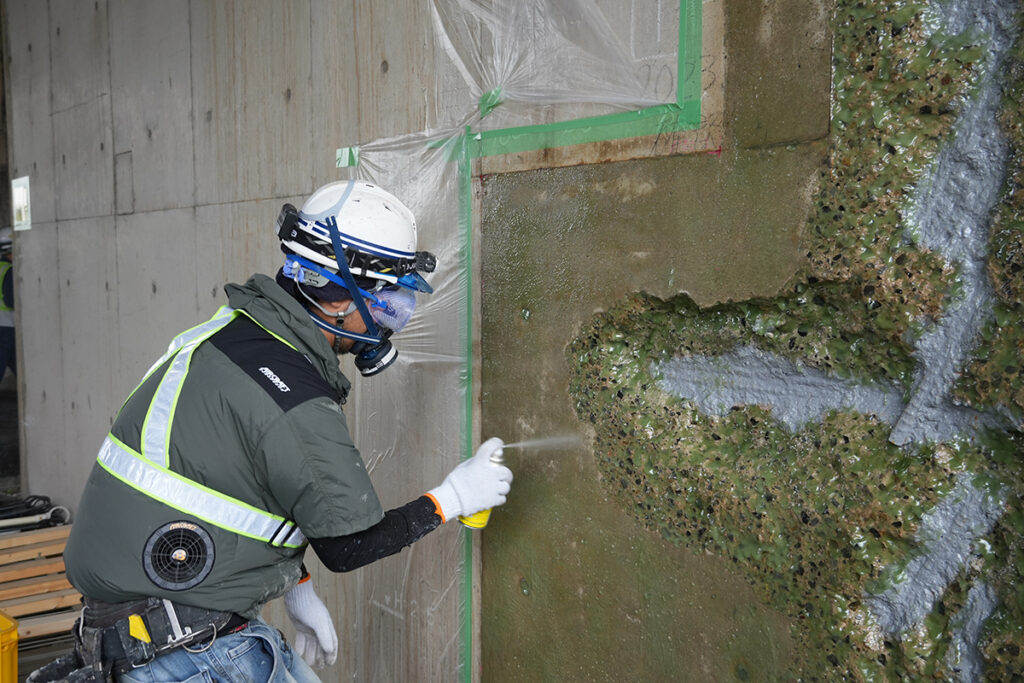 SBLNジェル+ターマラストで塩害損傷したRC橋脚を延命化 | R2SJ