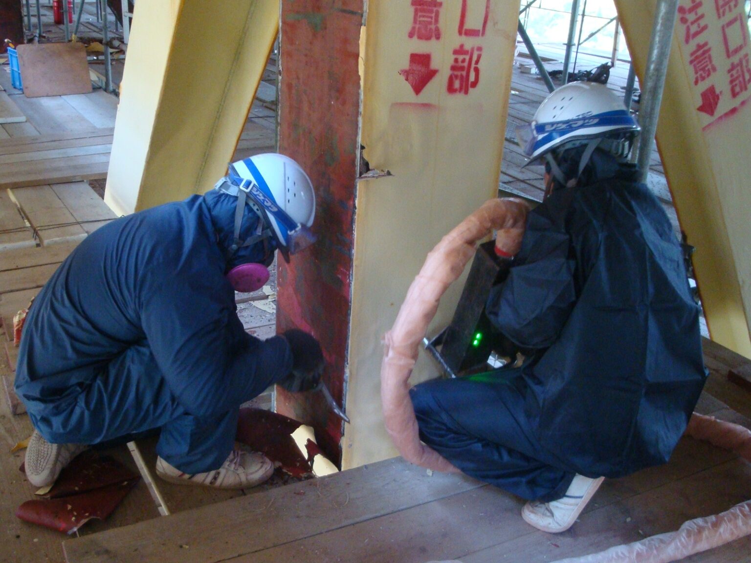 IHによる鋼構造物の防食塗膜剥離施工に関する特徴と課題 | R2SJ